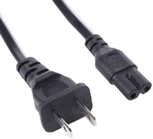 Amazon.com: 2-Prong AC Power Cord Cable Lead for Lexmark Printer ...
