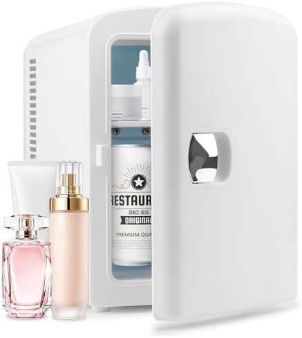 Amazon.com: Living Enrichment Mini Fridge Chilling 4L Capacity, AC/DC ...