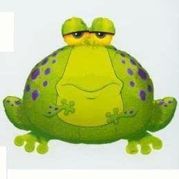 Amazon.com: 30' Bullfrog Frog Balloon - Frog Themed Birthday Party ...