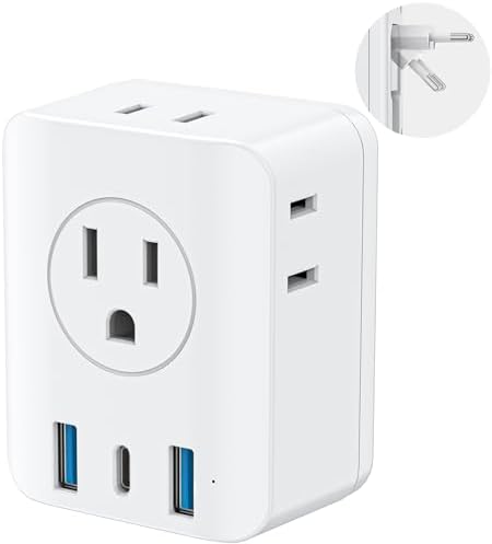 Amazon.com: VINTAR European Travel Plug Adapter Kit, Adapter for Europe ...