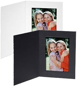 Contemporary Black Portrait Folder For 8.5x11 Photos or Documents (25 ...