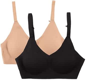 Member's Mark Ladies 2 Pack Bonded Adjustable Bralette (US, Alpha, XX ...