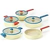 Amazon.com: Danish 9-Pieces Forged Cookware Set with Lid, Kitchen ...