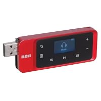 RCA TH2002RDR 2 GB Thumbdrive Style MP3 Player with Touch Control ...