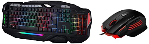 ZEBRONICS Zeb-Magnus USB Gaming Keyboard with LED Lights & Zeb-Groza ...