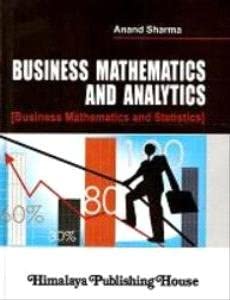 Business Mathematics and Analytics : Amazon.in: Books