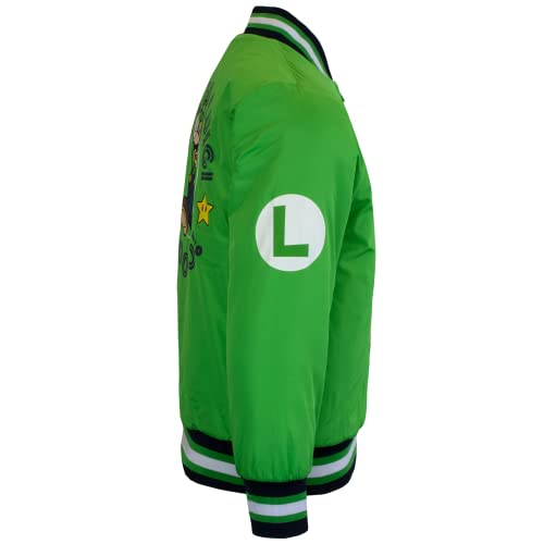 Nintendo Super Mario Bomber Jacket for Boys, Mario and Luigi Bomber ...
