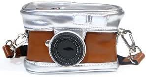 Amazon.com : Motif Retro Style Soft Camera Case Brown : Electronics