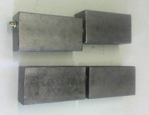 Amazon.com: One Pair of 7" Block Hinges (Choose from Aluminum or Steel ...