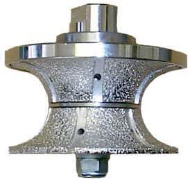 Diamond Router Bit for Grinder - 40mm V Profile Bullnose - Power ...