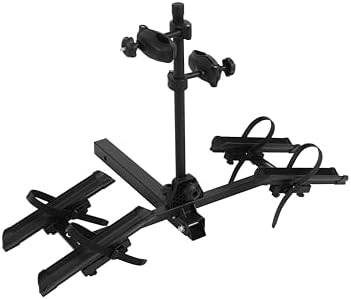 Amazon.com: Terriplaze Hitch Mount Bike Rack for 2 Bikes Folding Bike ...