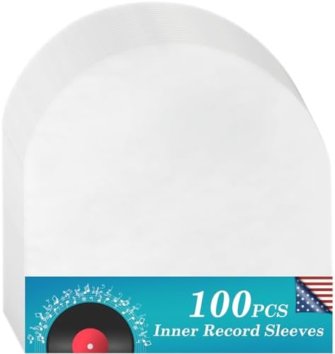 Amazon.com: KTRIO 50 Pcs Vinyl Record Inner Sleeves, 33RPM 12" Album ...