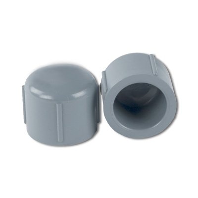 Amazon.com: 1/2 Inch Light Gray Schedule 80 CPVC Plastic Socket Cap (6 ...