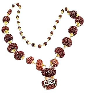 Buy QUEEN-GEMS Real & Beautiful Nepali Indrani Rudraksha Mala Original ...