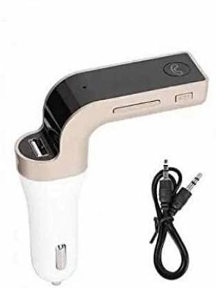 CARG7 v5.0 Car Bluetooth Device with FM Transmitter (Gold) : Code-956 ...