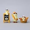 Amazon.com: Eysinyge Miniature Cat Bakers Trinkets Set, 3 Pieces, Cute ...