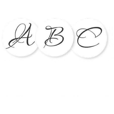 Amazon.com : Personalized Simple Initial Envelope Seals - Set of 144 ...