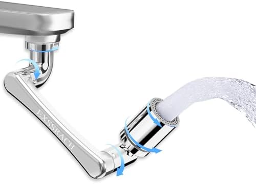 EXSSRACH 1440 Rotating Faucet Extender for Bathroom Sink, 2 Modes 1080 ...