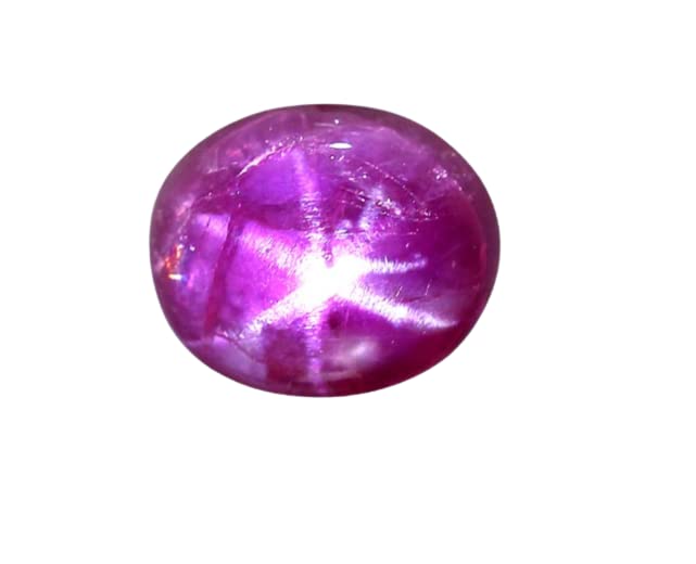 Buy BluDiamond 8 Ratti Star Ruby Gemstone Genuine 7.25 Carat Suryakant Mani Ratna Original ...