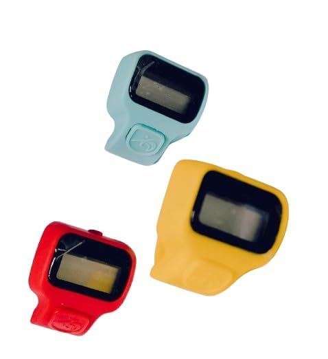 Portible Number Clicker Tally 5-Digit Counter Finger Ring Electronic ...