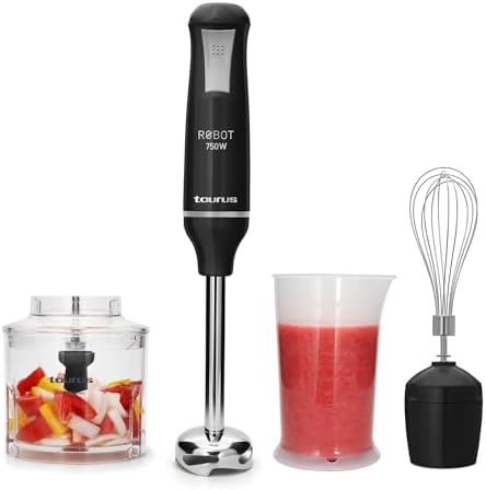 TAURUS ROBOT 750 | Batidora de Inmersión 750 W | Acero Inoxidable ...
