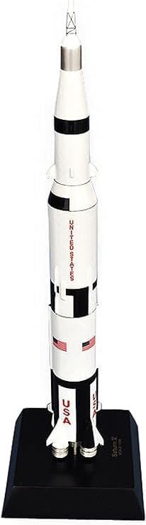Amazon.com: Scalecraft Saturn V with Apollo NASA Rocket Desktop Display ...