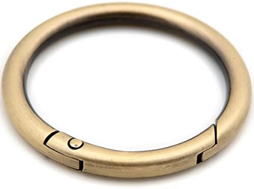 Amazon.com: CRAFTMEMORE 2pcs 1 1/2 Inch O Rings Snap Clip Spring ...