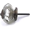 Shabby Restore Antique Chrome Octagon Mercury Glass Distressed ...