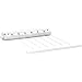 Vileda Rewind 6 Retractable Washing Line Airer, White, 6.5 x 7 x 44 cm ...