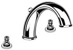 Amarilis Double Handle Deck Mount Roman Tub Faucet Finish: Satin and ...