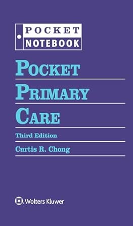 Pocket Primary Care (Pocket Notebook Series): 9781975183585: Medicine ...