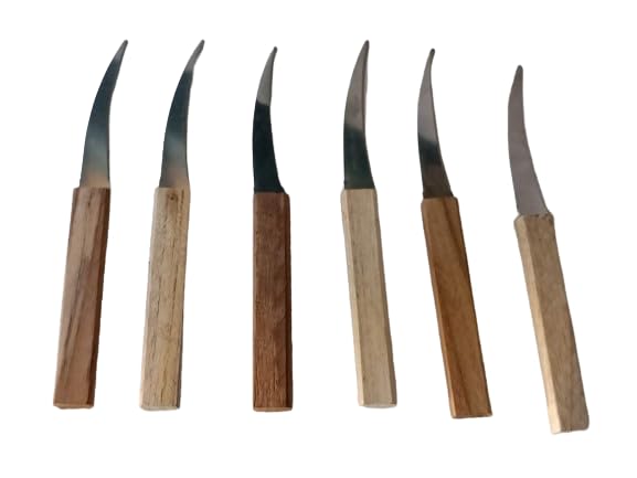 simsnura Wood Handle Kitchen Knife - Handmade Kitchen (Potato) Knife ...