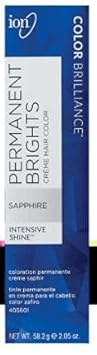 Amazon.com : Ion Permanent Brights Creme Hair Color Sapphire Sapphire ...