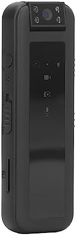 Mini Body Camera, 180° Rotatable Lens 1080P HD Wearable Police Body Cam ...