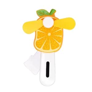 Buy AFLAH Beautiful Hand Pressure Mini Fan Fruit Shape Cute Squeeze ...