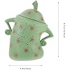 Amazon.com: DECHOUS Canister with Attitude, Cute Storage Jar Green ...