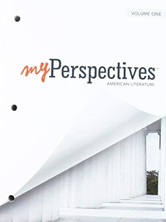 Myperspectives English Language Arts 2017 Student Edition Volumes 1 & 2 ...