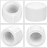 Amazon.com: 20Pack 1/2 Inch Female PVC Pipe End Cap 1/2 Inch Female ...