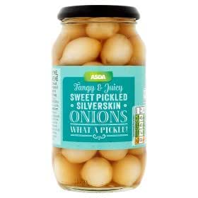 Amazon.com : ASDA Pickled Sweet Silverskin Onions 440g : Grocery ...