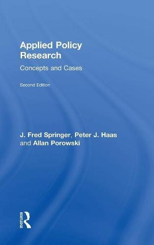 『Applied Policy Research: Concepts and Cases』｜感想・レビュー - 読書メーター
