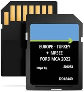 FORD MCA CARD SAT NAV MAP UPDATE UK & Europe 2022 compatible with Kuga ...