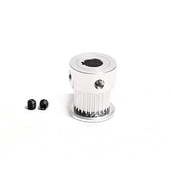 Premium 2pcs S2M-26T Timing Belt Pulleys with Keyway, Width 7mm/11mm ...