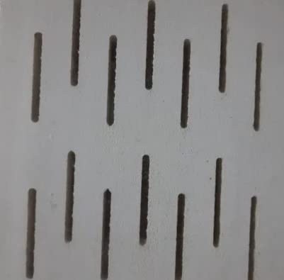 Perforated Gypsum Acoustic Panel, for Sound Absorbers / 10 SQ FT ...