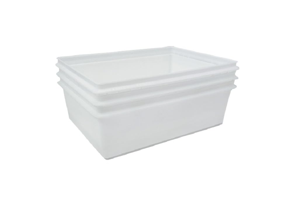 Amazon.com: Fish Tubs/Food Storage Bins 25lb 11.5" x 15.5" x 5", Pack ...