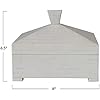 Amazon.com: Decorative Storage Box with Pyramid Lid and Knob, Ivory ...