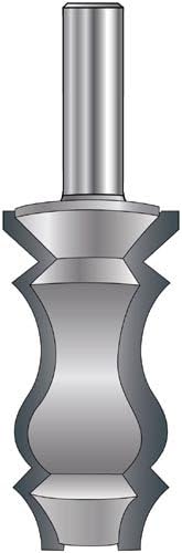 MLCS Multi-Molding Crown Molding Router Bit - Multiprofile Router Bits ...
