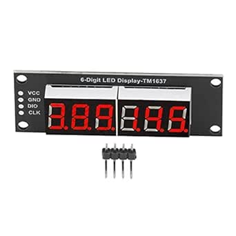 Digital Tube Module 6 Bit 7 Segment Digital Segment Tube LED Display ...