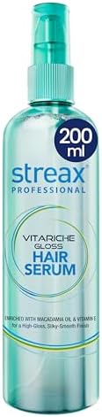 Amazon.com : Streax Professional Vitariche Gloss Hair Serum -200 Ml ...