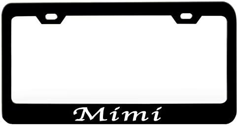 Amazon.com: Custom Brother - Mimi Girly Black Steel Metal License Plate ...