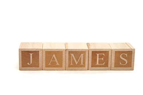 Amazon.com: Letter Baby Blocks - Custom Personalized Name Blocks by ...